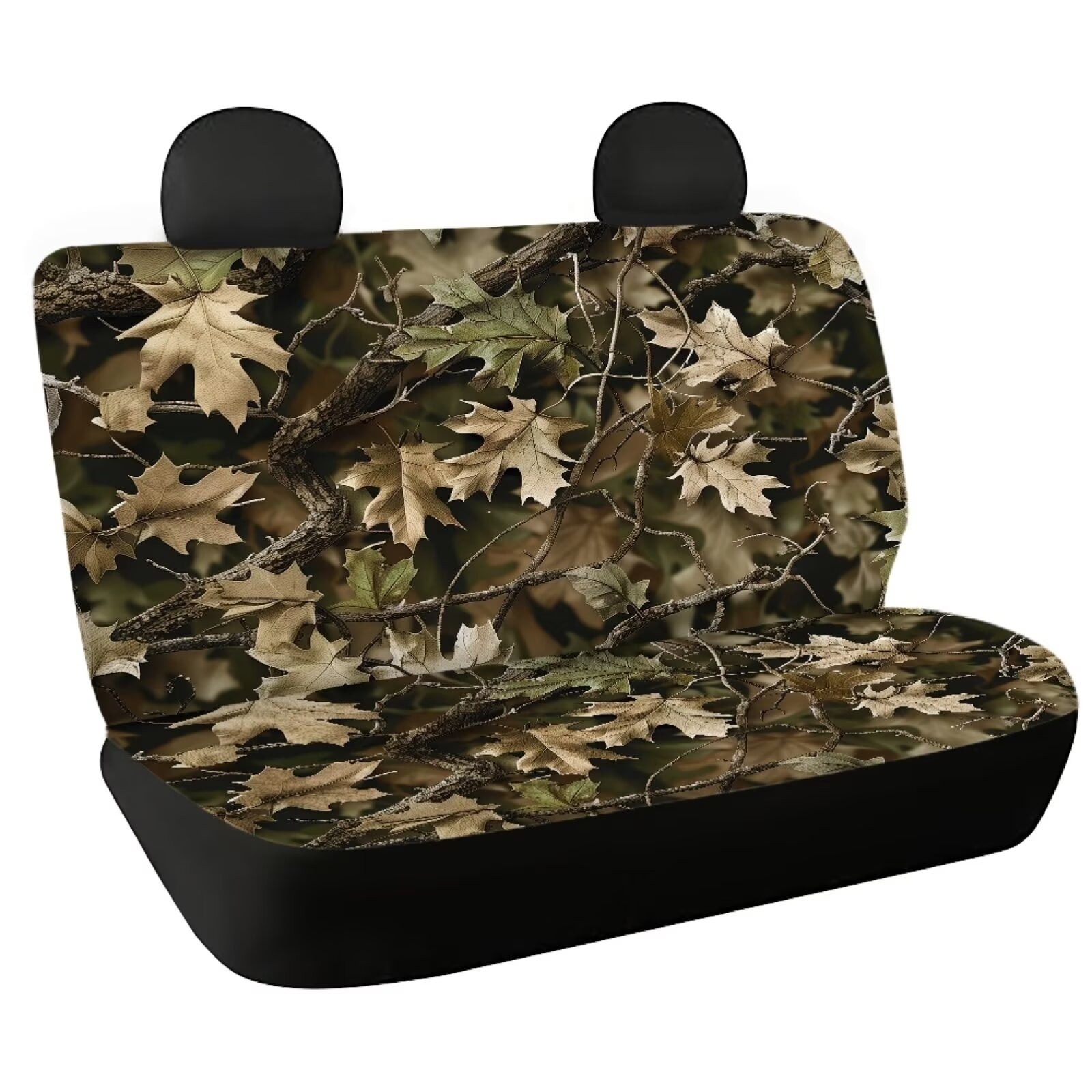 KUIFORTI Hunting Camo Car Rear Seat Covers for Women, Wear Resistant ...