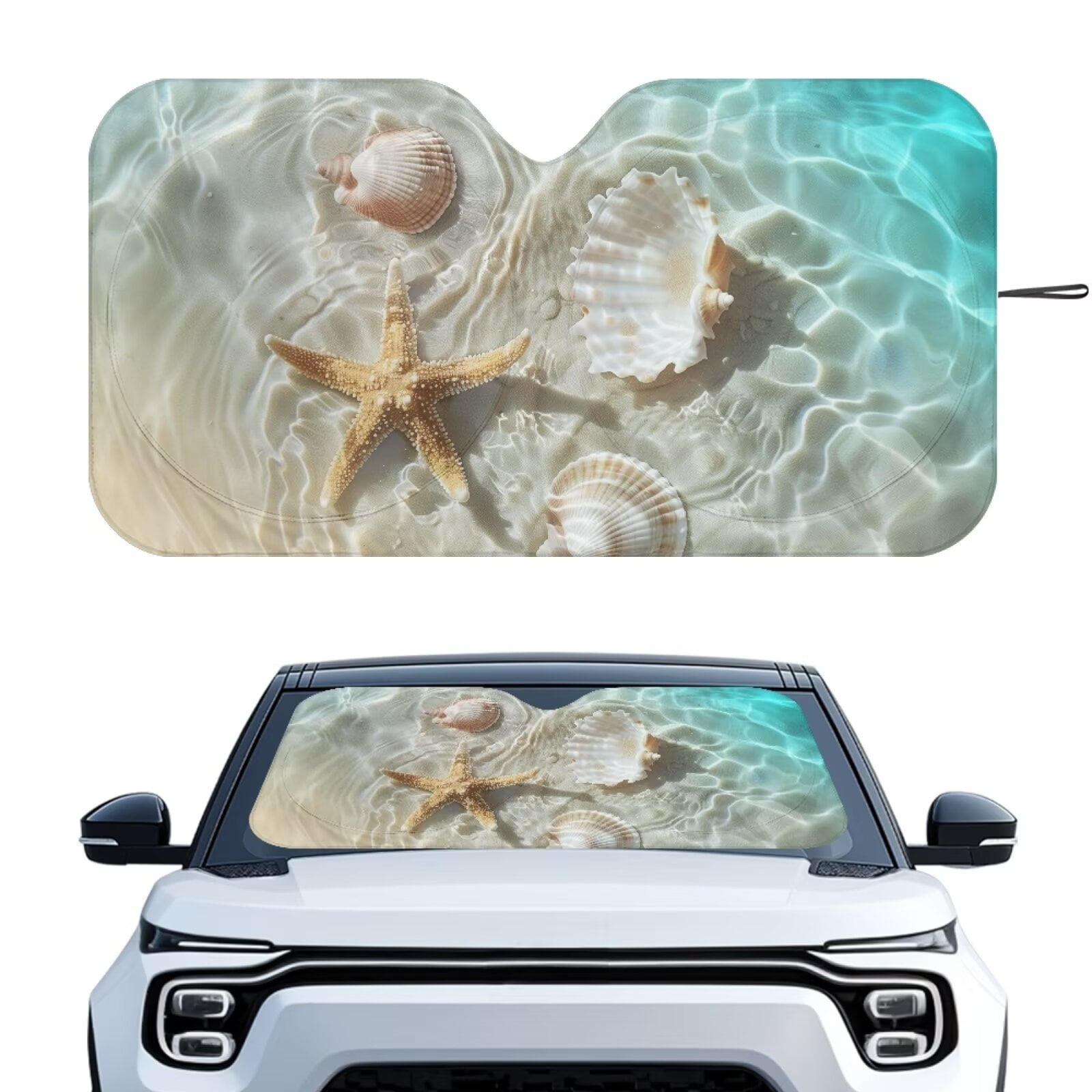 KUIFORTI Large Sun Shade for Car Windshield Foldable Vehicle ...