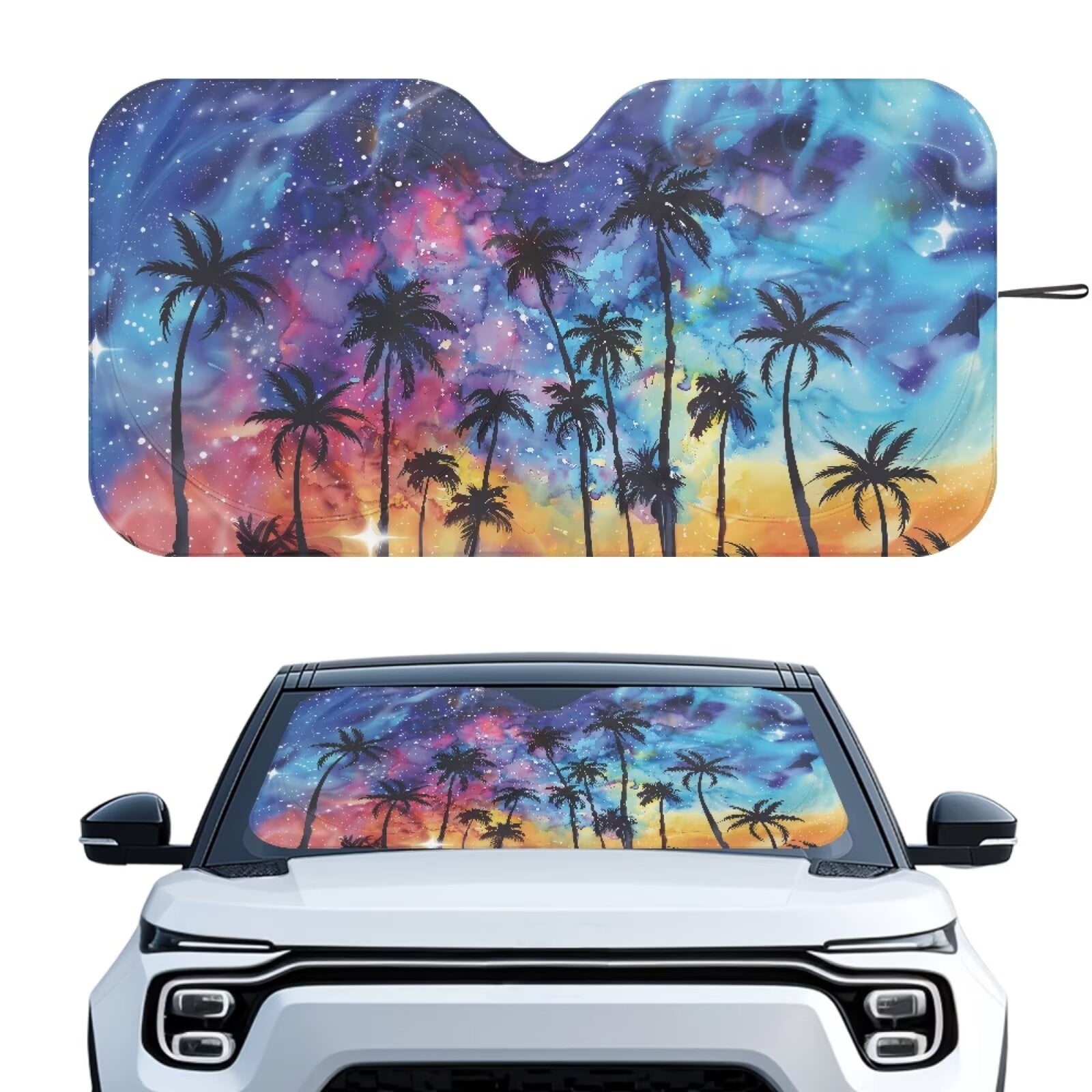 KUIFORTI Large Windshield Sun Shade Foldable Sunshades for Women ...