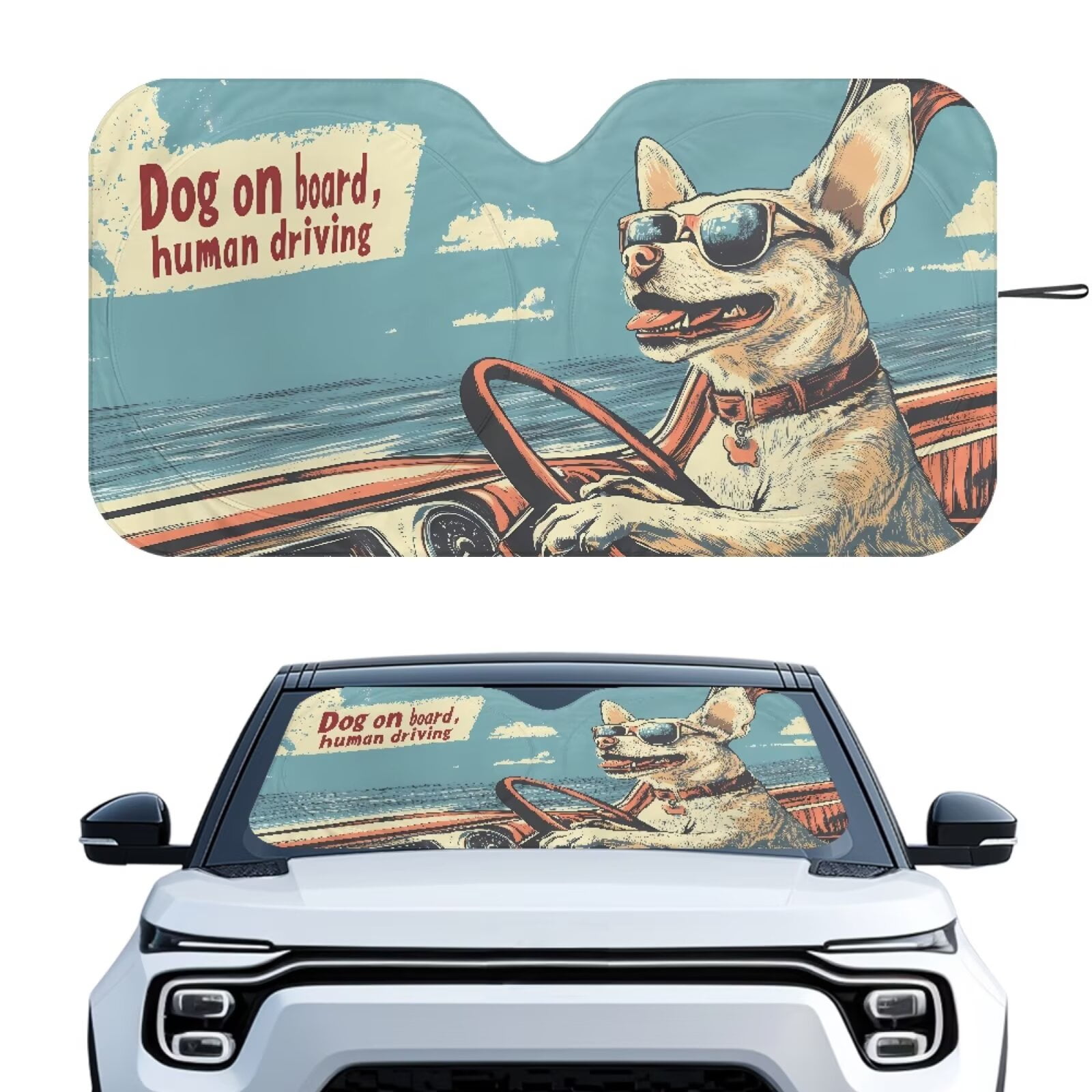 KUIFORTI Large Windshield Sun Shade for SUV, Truck, Sedan, Universal ...