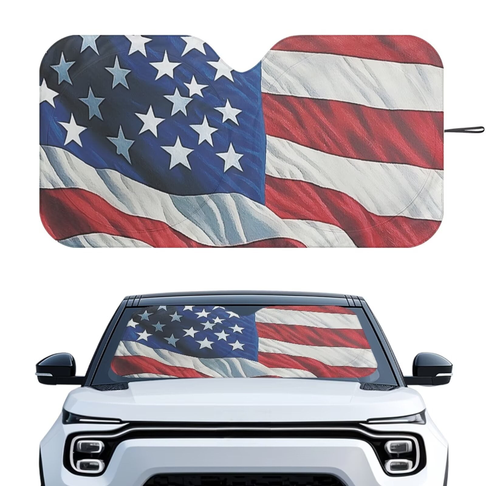 KUIFORTI Large Windshield Sunshade Foldable Car Shades for Front ...