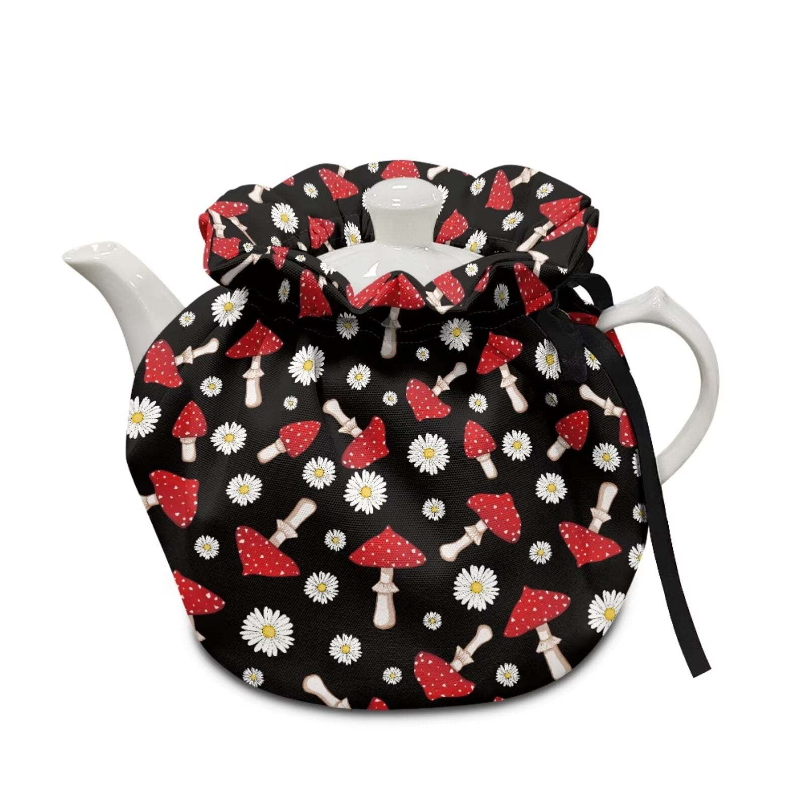 KUIFORTI Mushroom Daisy Tea Cozy Cover Teapot Covers for Tea Pots Cosy ...