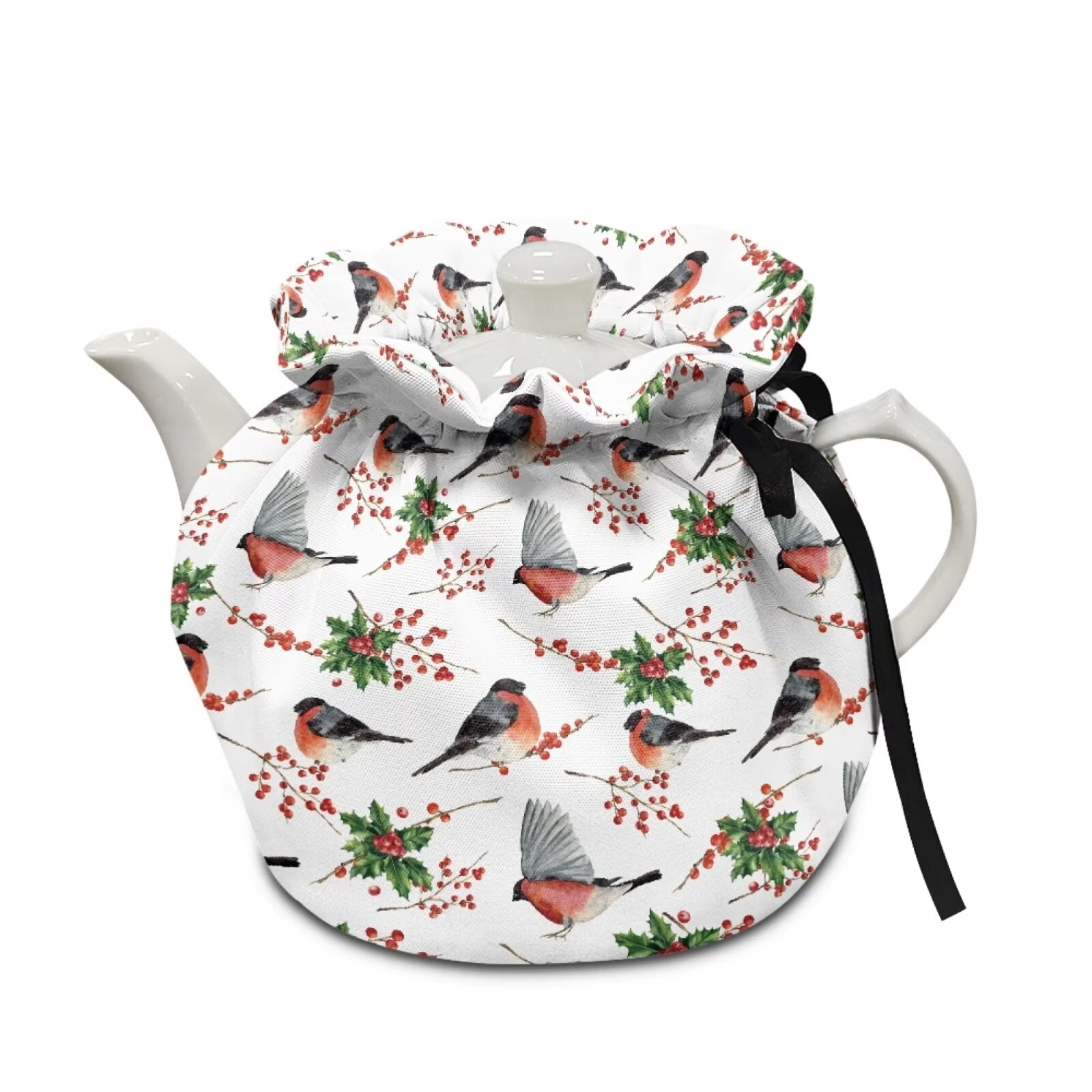 KUIFORTI Novelty Tea Cosy Leaves Bird Teapot Protective Cover Tea ...