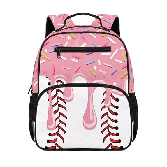 KUIFORTI Pink Ice Cream Toddler Backpack Girls Kids School Bag with ...