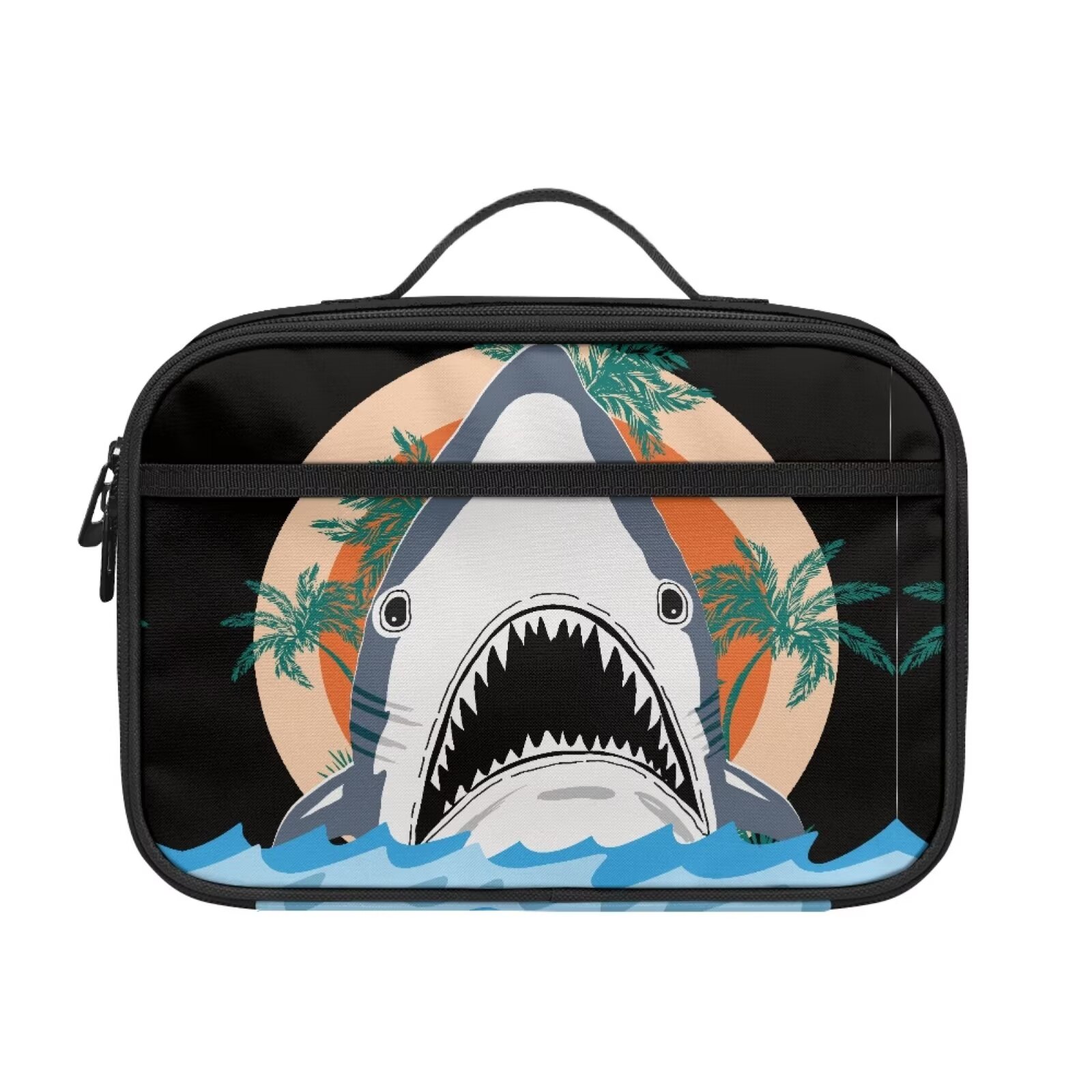 KUIFORTI Shark Lunch Box Insulated Lunch Bag Portable Meal Bag Funny ...