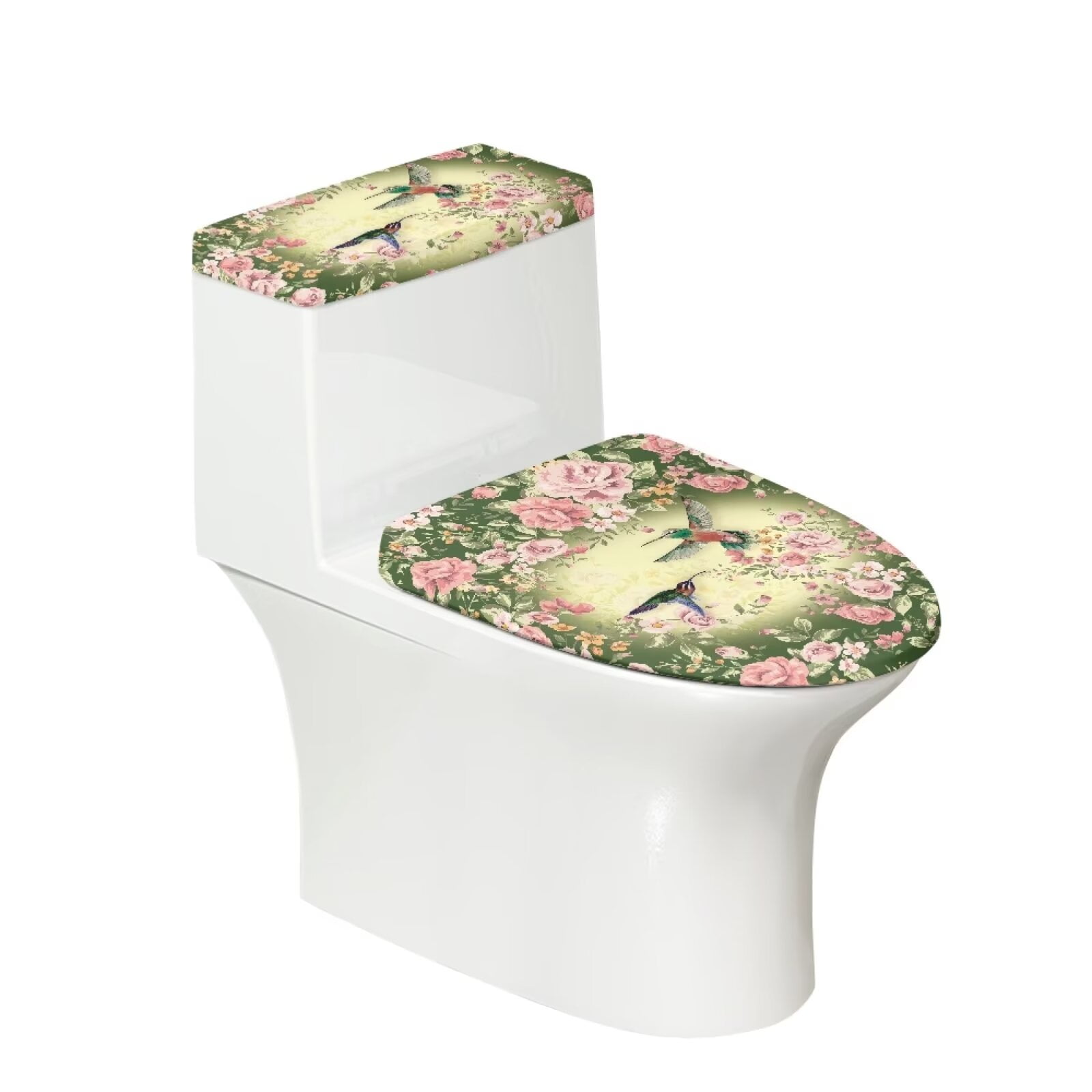 KUIFORTI Toilet Seat Cover Elongated Toilet Lid Cover Set of 2 Pack ...