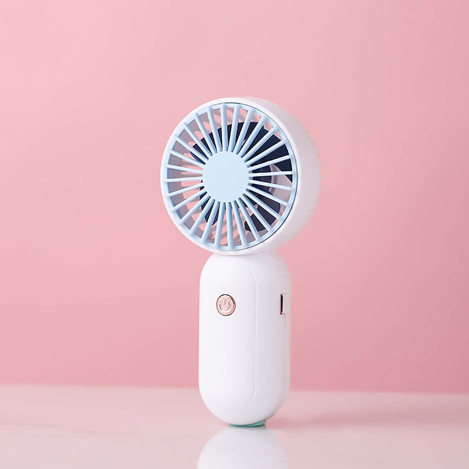 KUKIDS Portable Handheld Fan, Cute Handheld Mini Travel Portable Fan ...