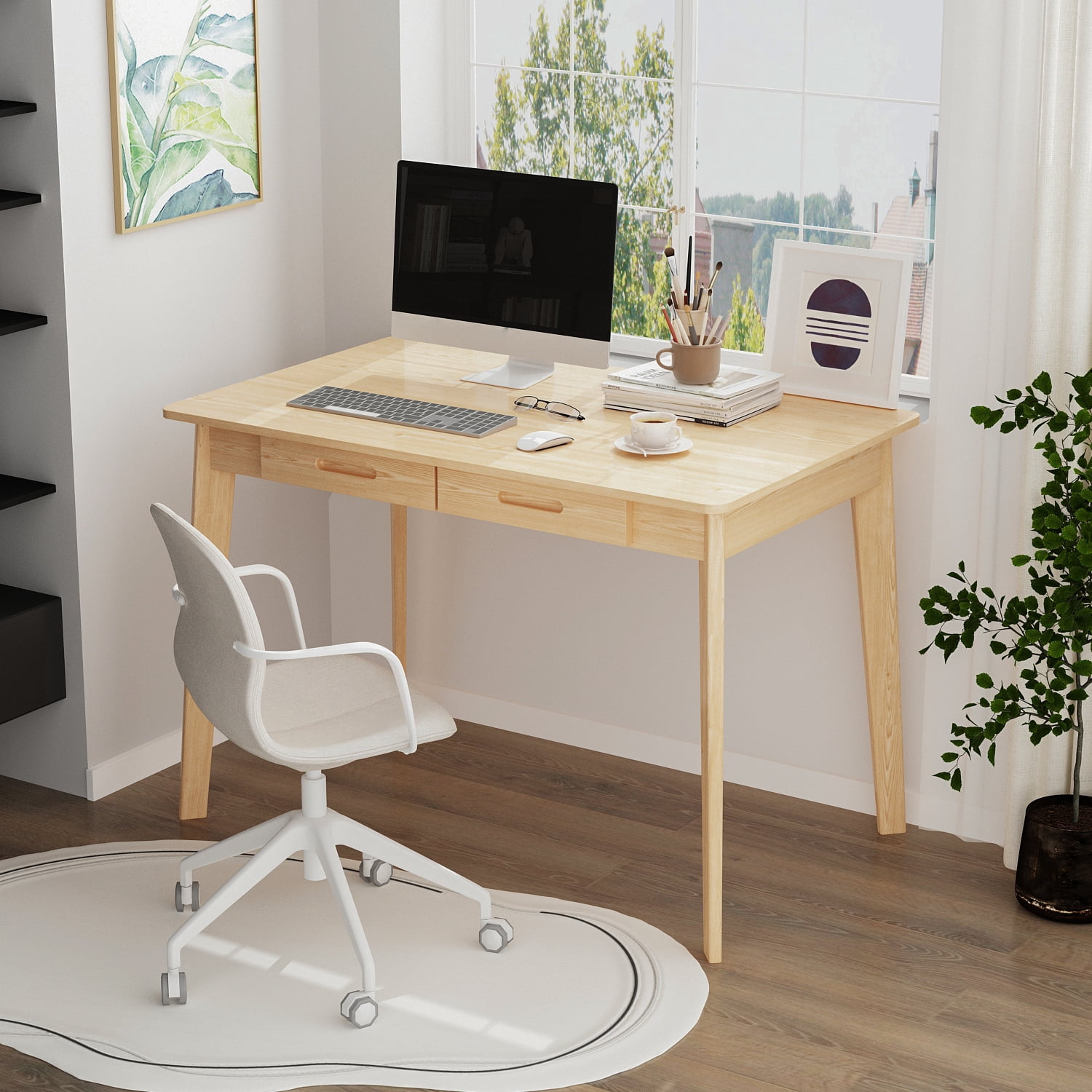 KULAGAGA Uptown Adult Lap Desks, Single Piece with Desk, Manual, 21.7 ...