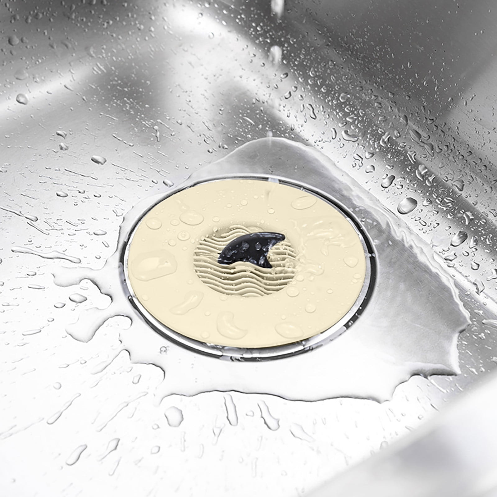 KULOKHUI Bathroom Sink Drain Strainer Star Bathroom Drain Hair Catcher ...