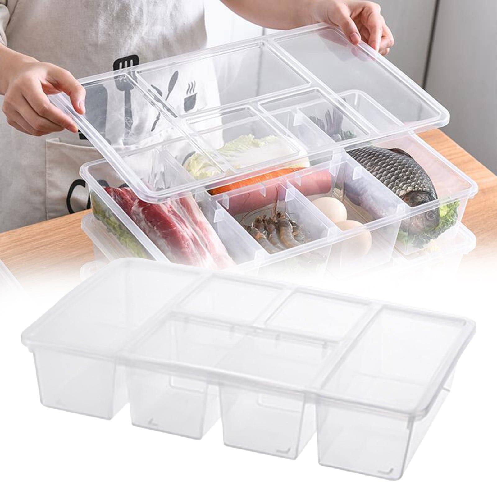 KULOKHUI Food Storage Containers Kitchen Fresh Keeping Box Refrigerated ...