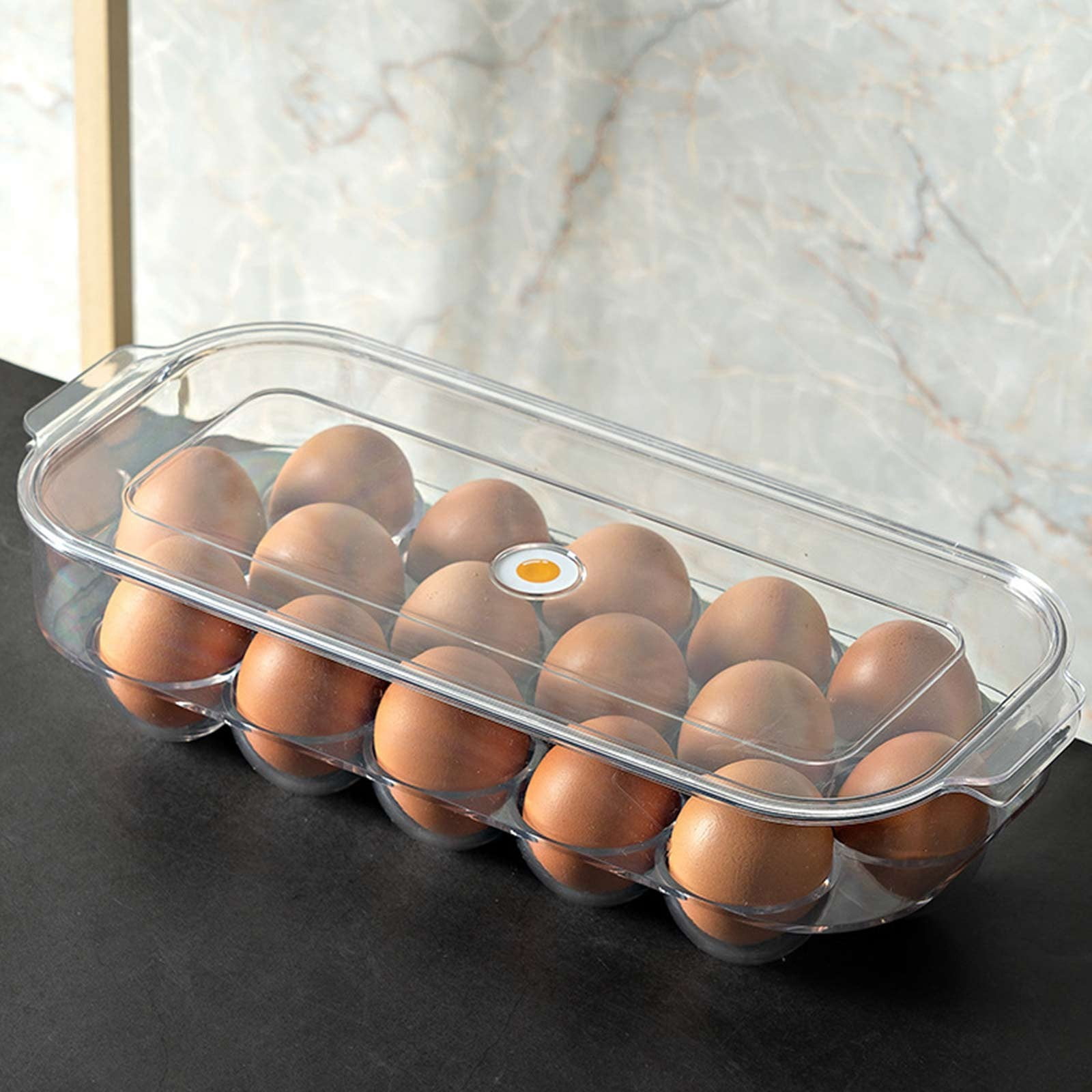 KULOKHUI Fridge Organizers Aomat Kitchen Food Preservation Egg Storage ...