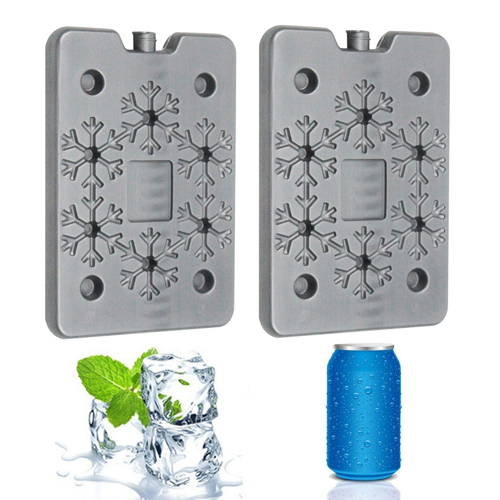 KULOKHUI Ice Packs Ice Crystal Boxes Conditioning Fan Ice Box 200ml Ice ...