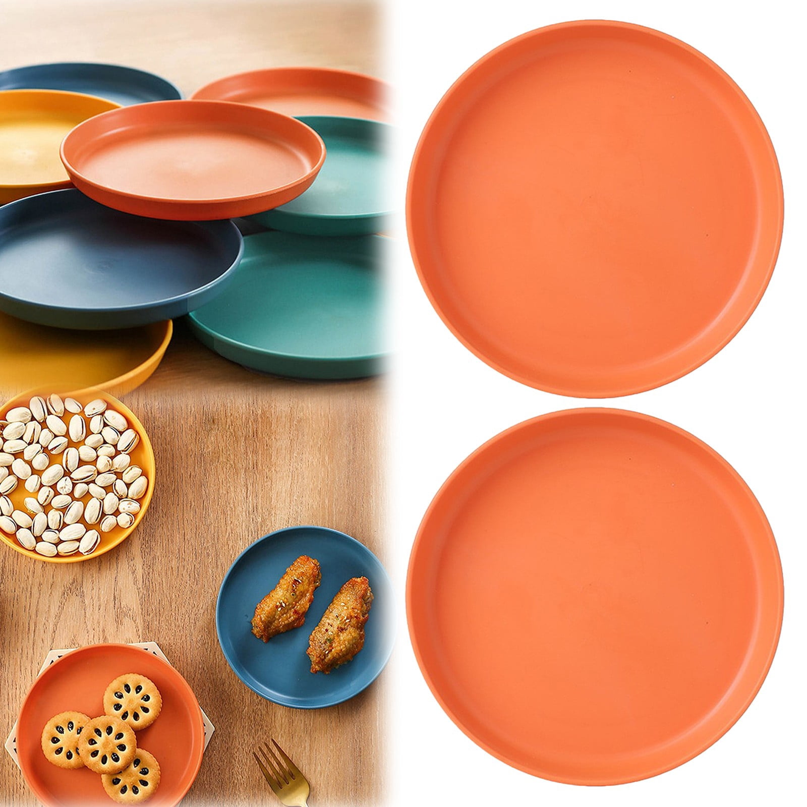 KULOKHUI Plates and Bowls Dishes Sets Macaron Spit Bone Dish Spit Bone ...
