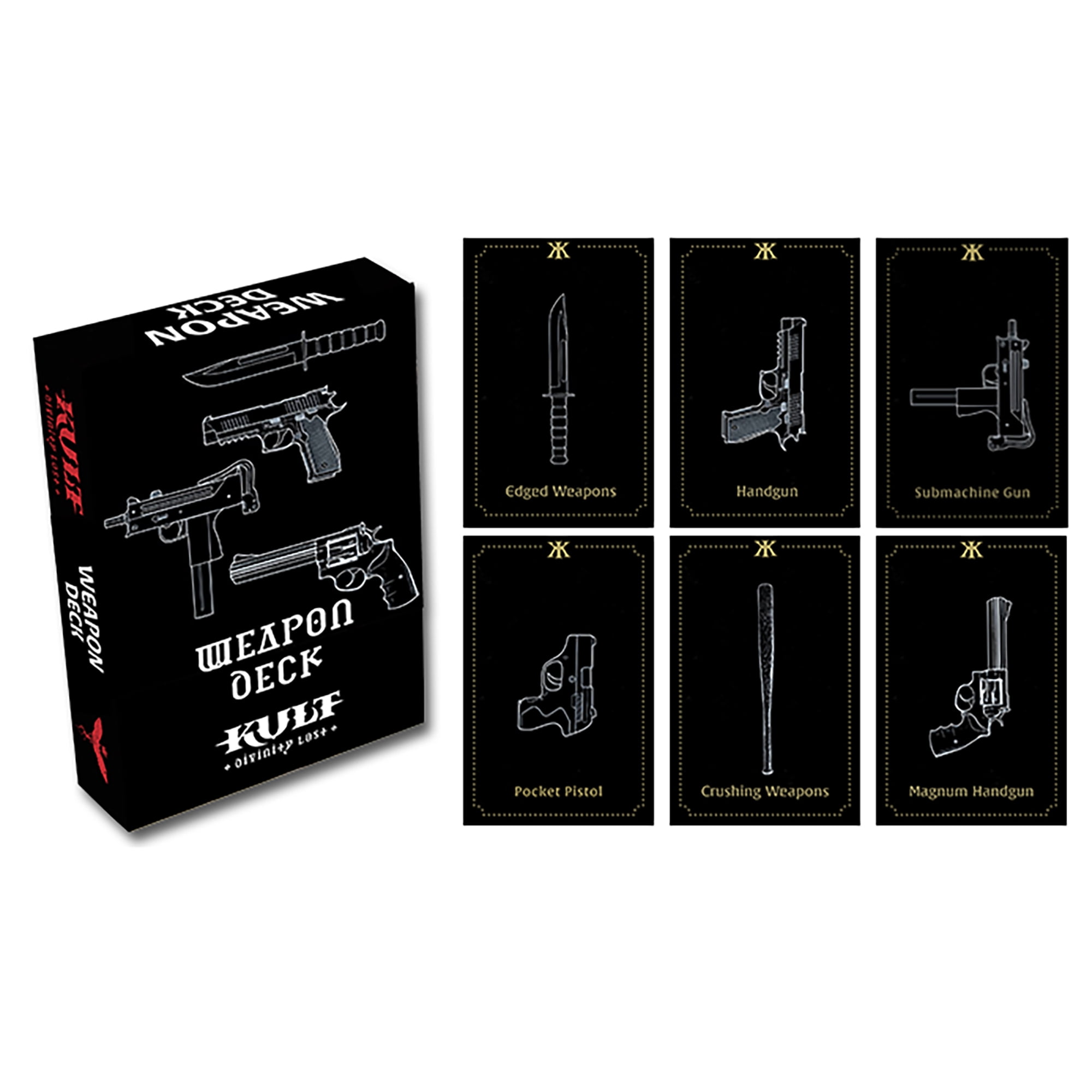KULT: Weapon Deck - Expansion Card Deck, RPG - Walmart.com