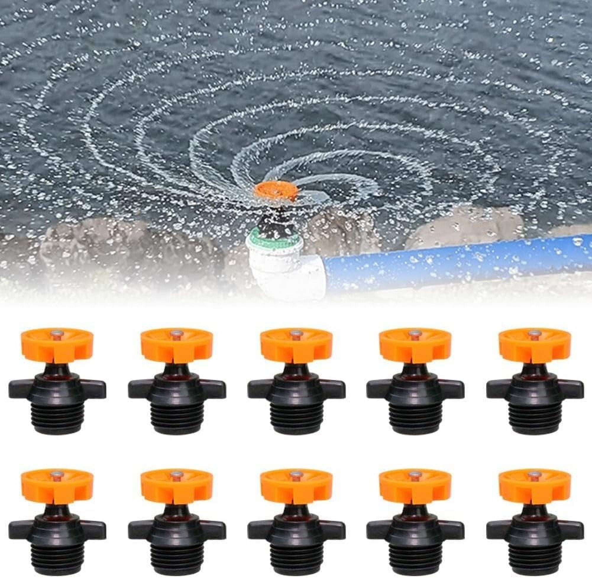 YAZHPA 360 Rotation Sprinkler Head 8 13 Ft Spray Up Sprinkler Head ...