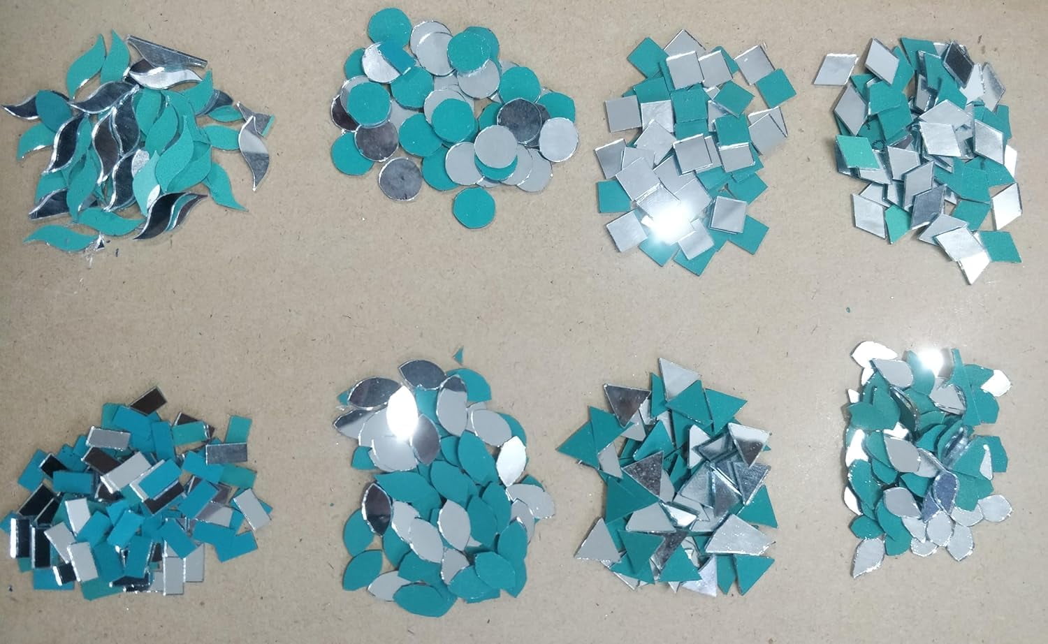 KUMISHRI 8 Shape Mirror KIT for Jewellery Making Other Craft Work Like ...