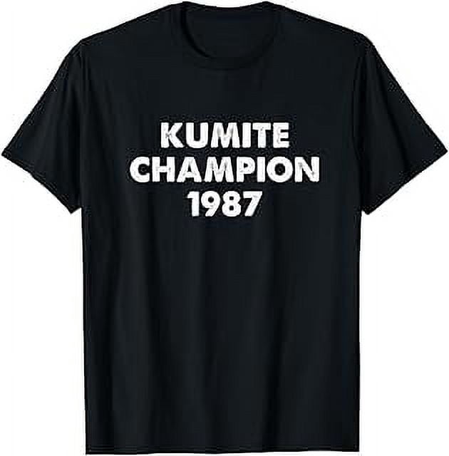 KUMITE CHAMPION 1987 Funny Viral Karate Video Meme Kung Fu T-Shirt ...