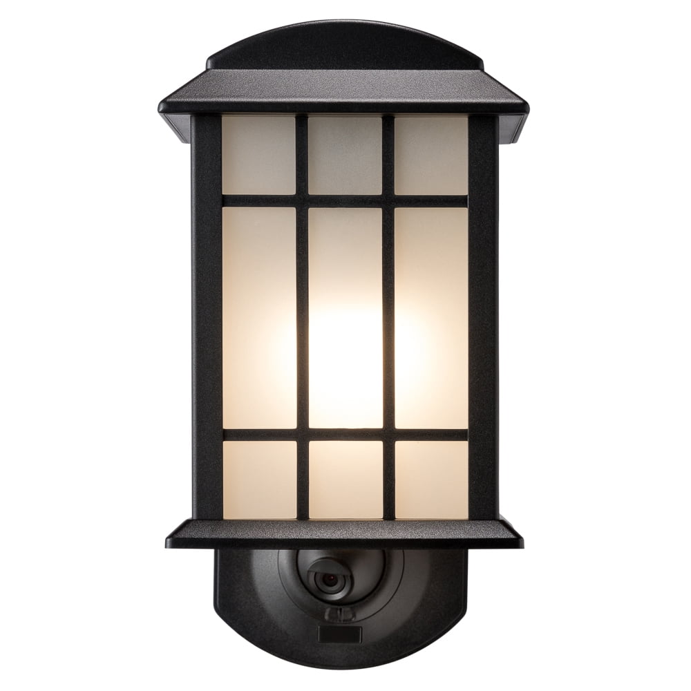 Kuna Smart Camera Porch Light, Craftsman Style Flood & Security Light ...