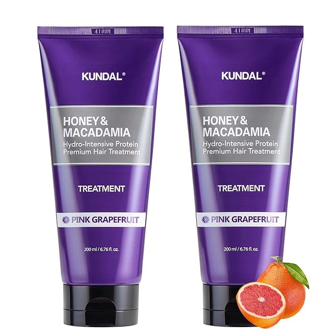 KUNDAL Hydro-Intensive Protein Premium Hair Treatment 200ml X 2ea - Pink Grapefruit - Walmart.com