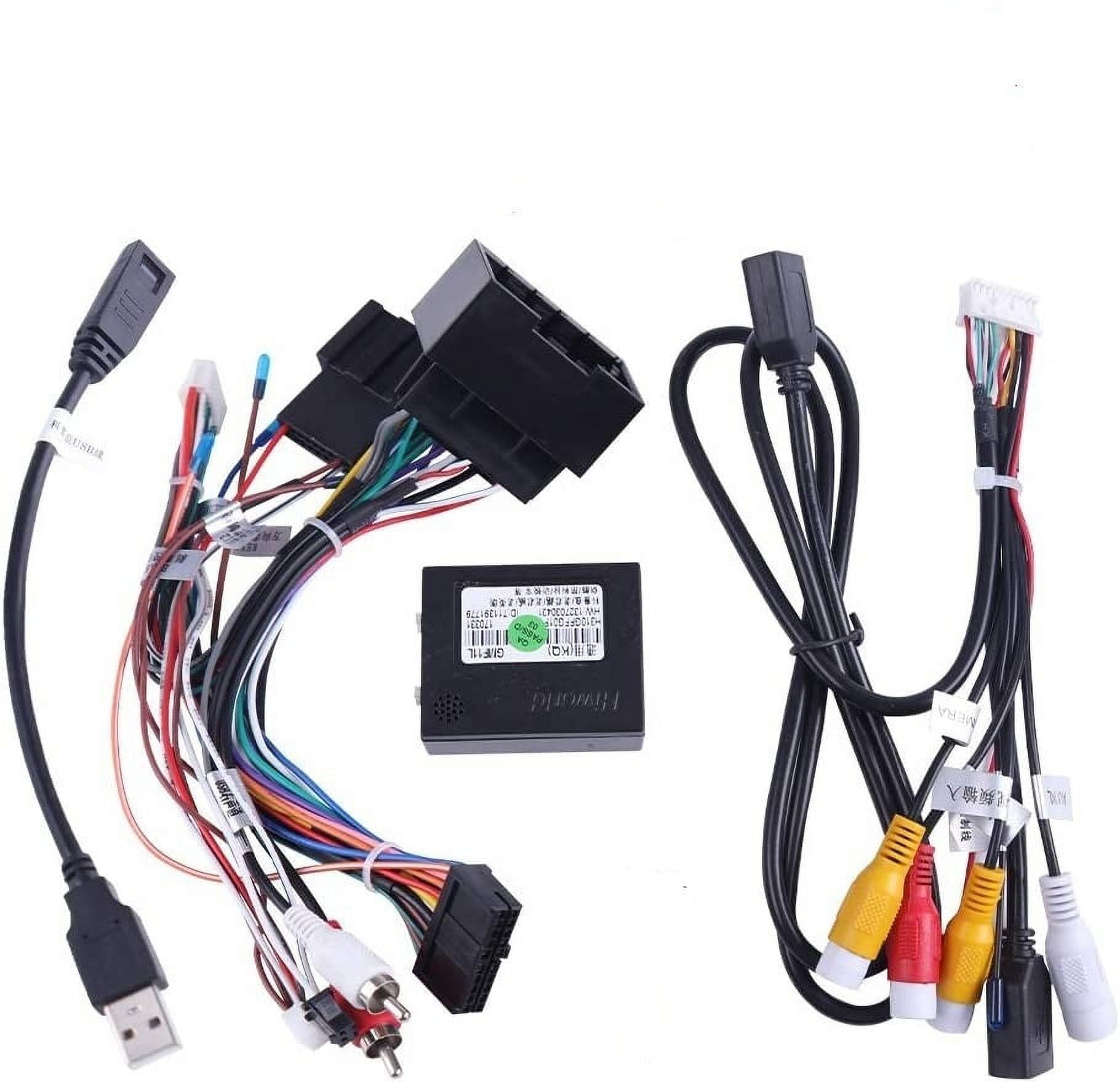 KUNFINE CANBUS Audio Radio Cable Plug for Android Car Navigation Stereo ...