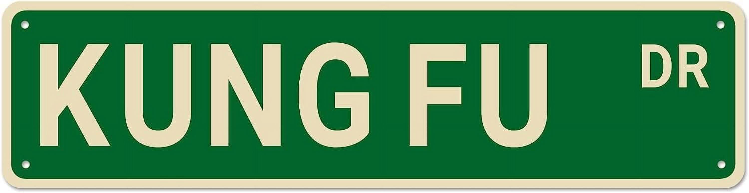 KUNG FU DR Vintage Signs Retro Tin Signs Art Plaque Aluminum Sign for ...