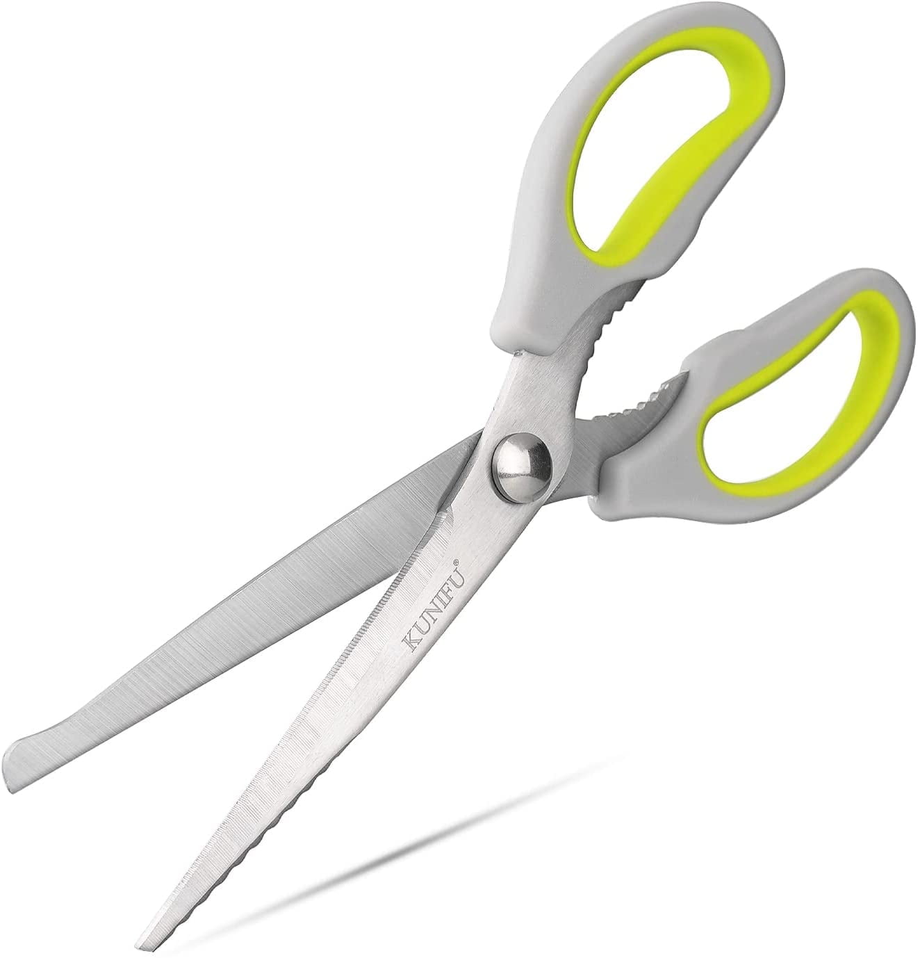 KUNIFU 9.65 Inch Heavy Duty Kitchen Scissors, All Purpose Cutter for ...