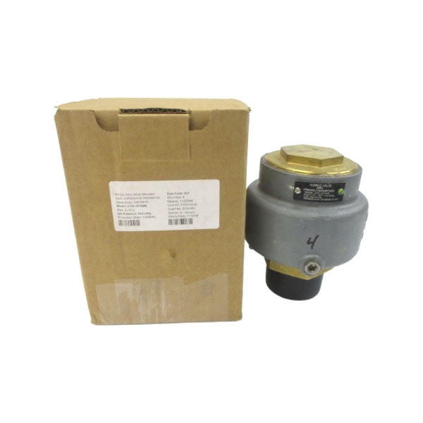 KUNKLE VALVE 215V-J01AQE CRN0C8022.513467890NYTADD3 2-1/2" NSMP ...