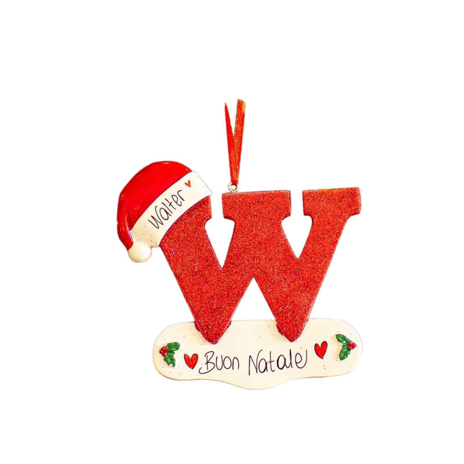 KUNPENG Acrylic Letters Pendant, Cute Santa Hat Decorations Balls For ...