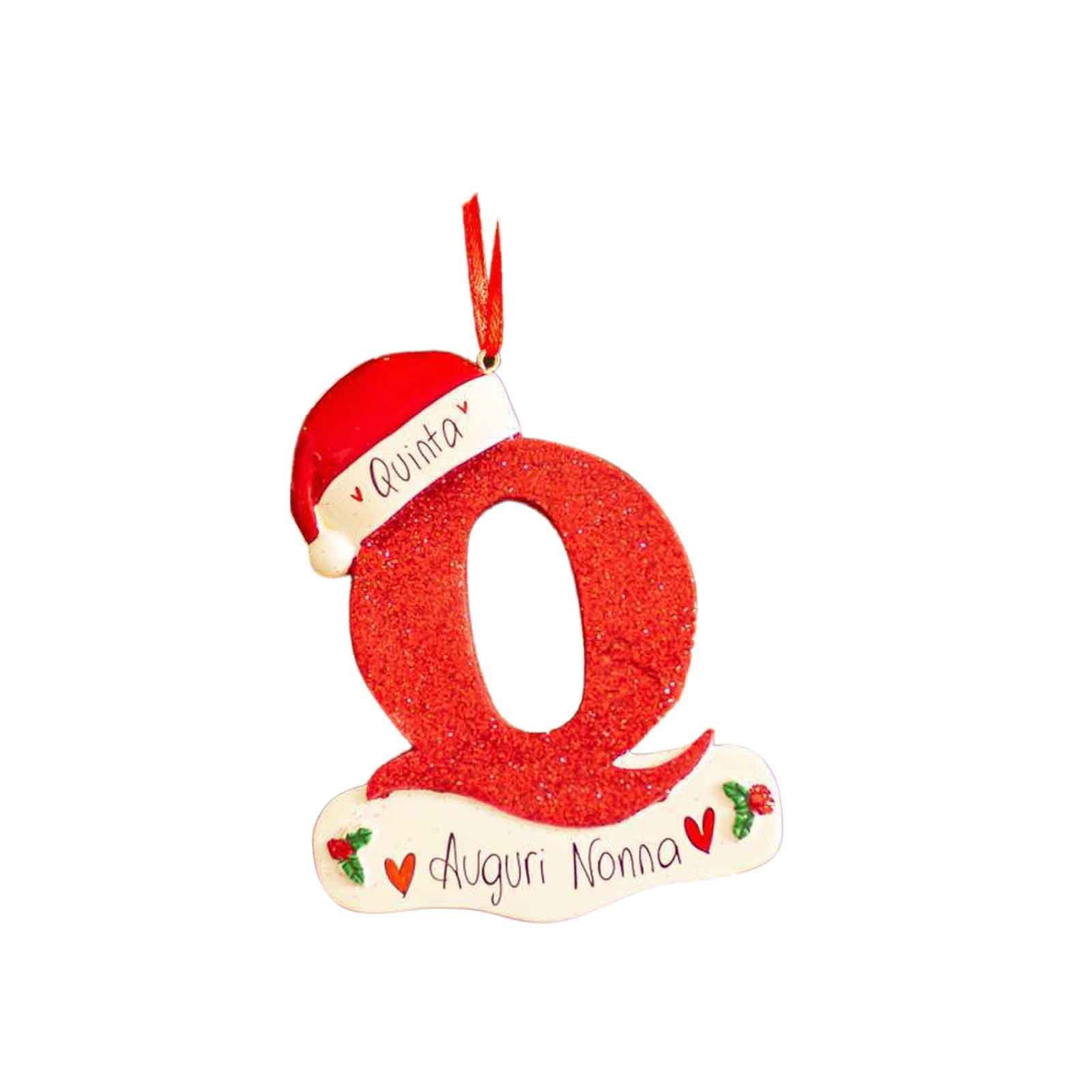 KUNPENG Acrylic Letters Pendant, Cute Santa Hat Decorations Balls For ...