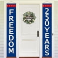 KUNPENG America 250th Anniversary Porch Sign Patriotic Front Door ...