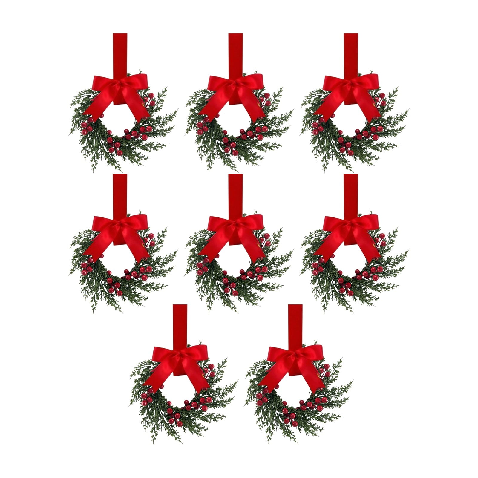 KUNPENG Christmas Wreaths for Front Door, Christmas Kitchen Decor ...