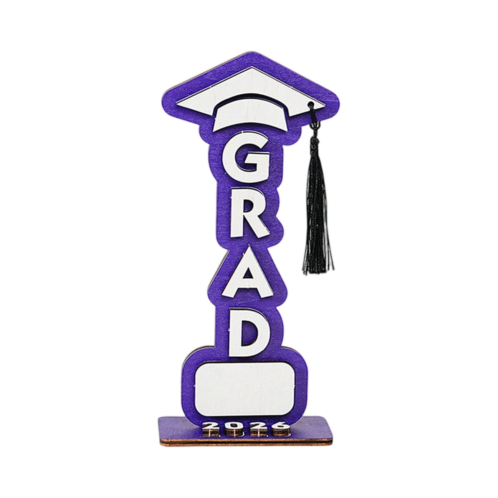 KUNPENG Class of 2026 Graduation 3D Wooden Tabletop Sign, Dual-Layered ...