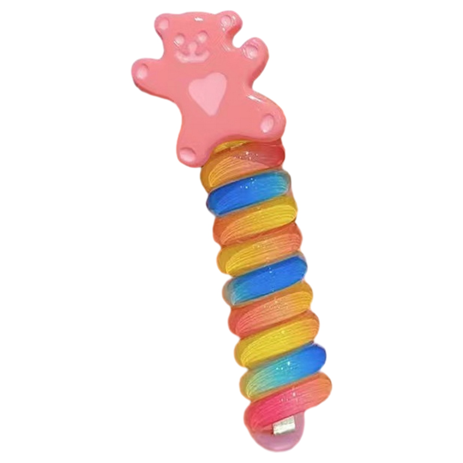 KUNyu 1/6Pcs Colorful Braided Telephone Wire Hair Bands for Kids Sweet ...