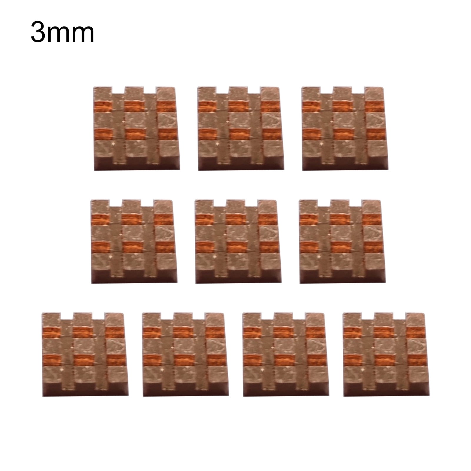 KUNyu 10Pcs Heat Sink Universal Good Heat Dissipation Copper 2/3/4/6mm ...