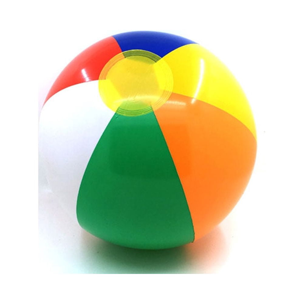 KUNyu 23cm Colorful Inflatable Beach Ball Swimming Pool Holiday Game ...