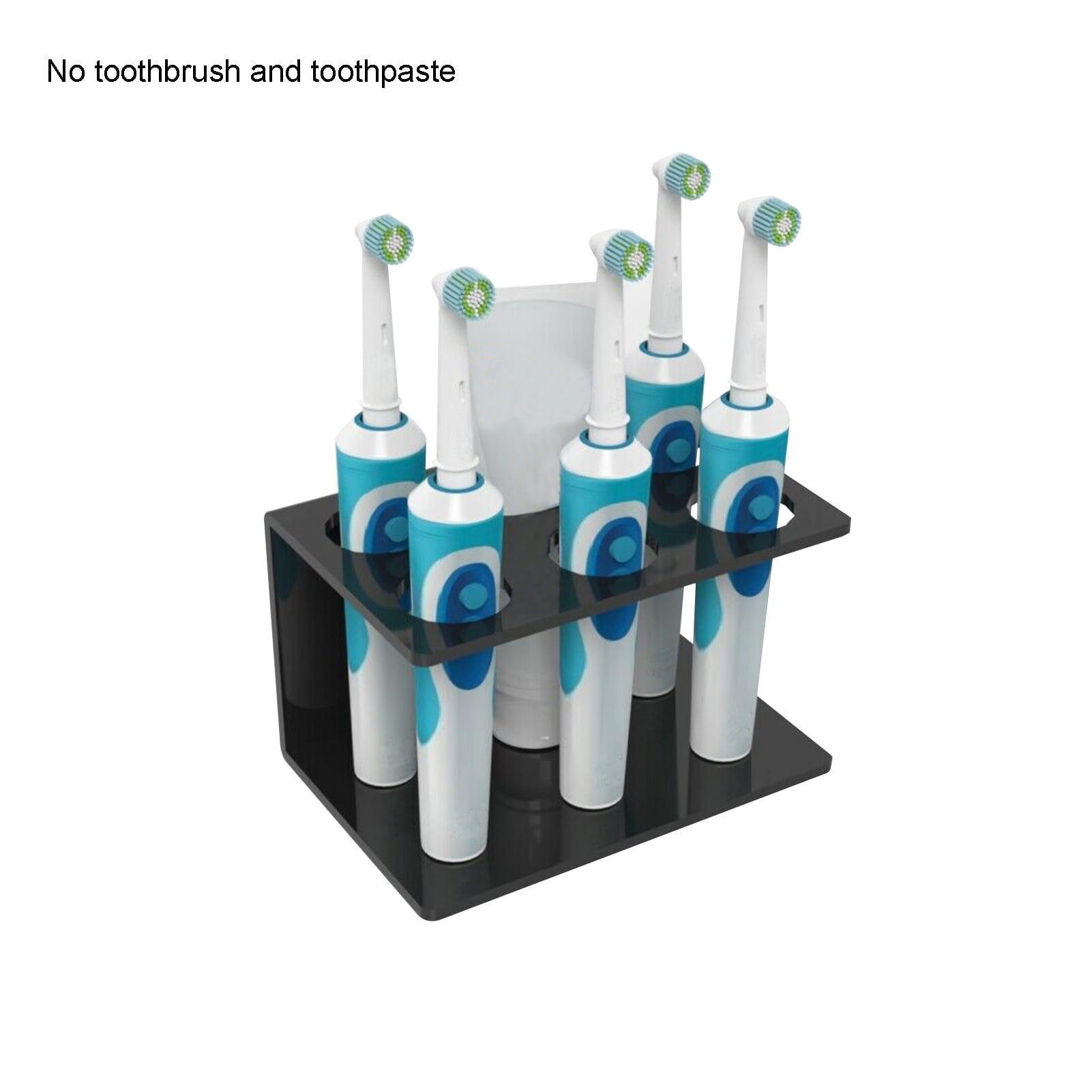 KUNyu Acrylic Wall Mount Household Electric Toothbrush Stand Toothpaste ...