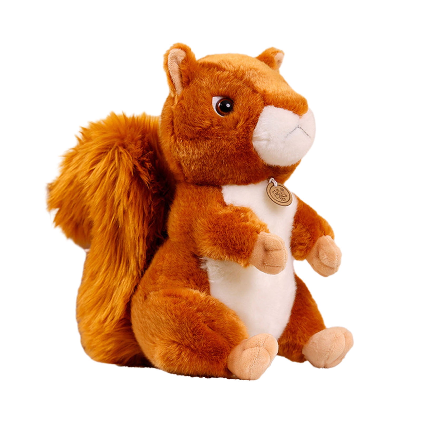 KUNyu Cartoon Squirrel/Raccoon Plush Toy Vivid 3D Look Soft Cute Stuffed Animal Plushies ...