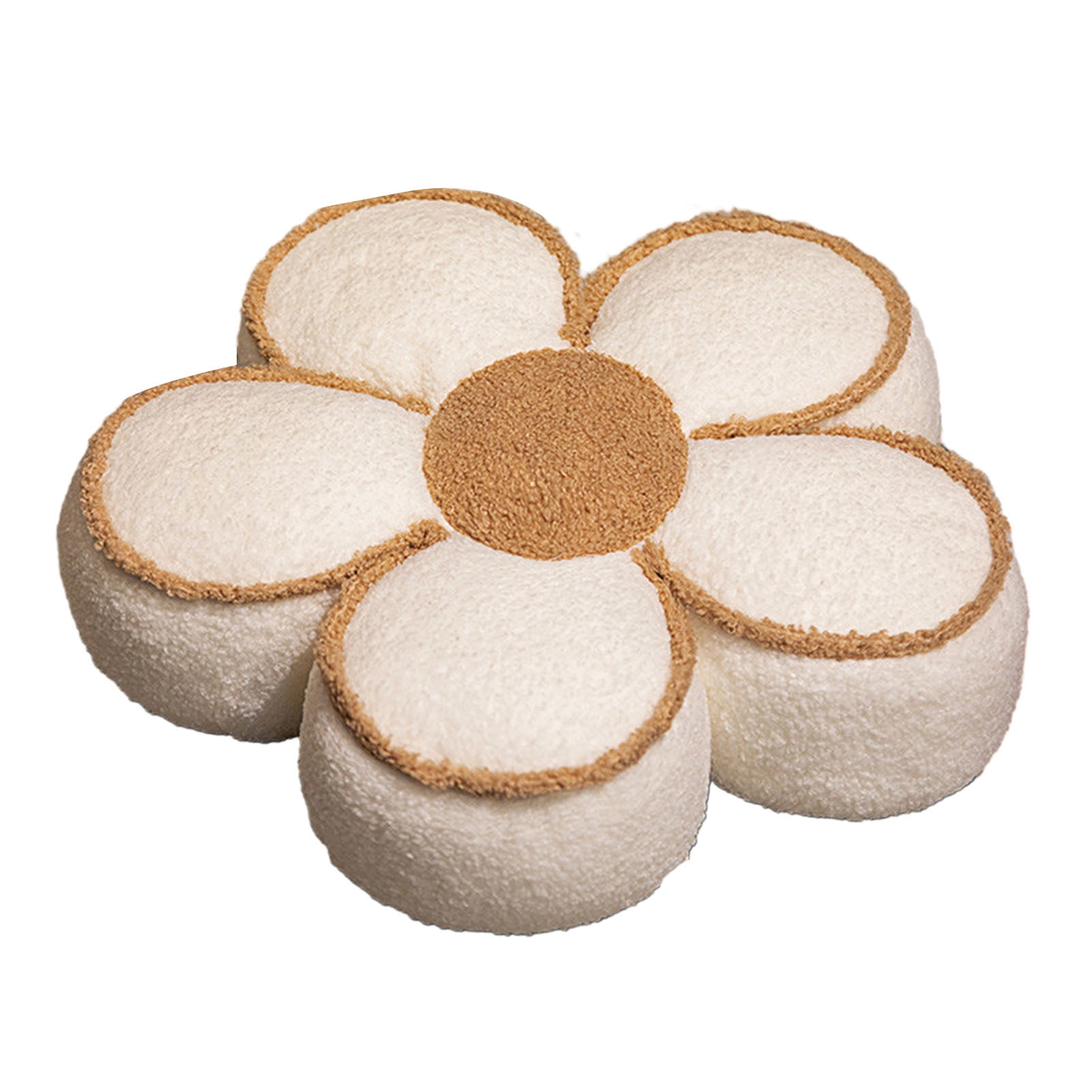 KUNyu Flower Plush Pillow Soft Comfortable Sofa Back Cushion Winter Warm Floor Cushion Hip ...