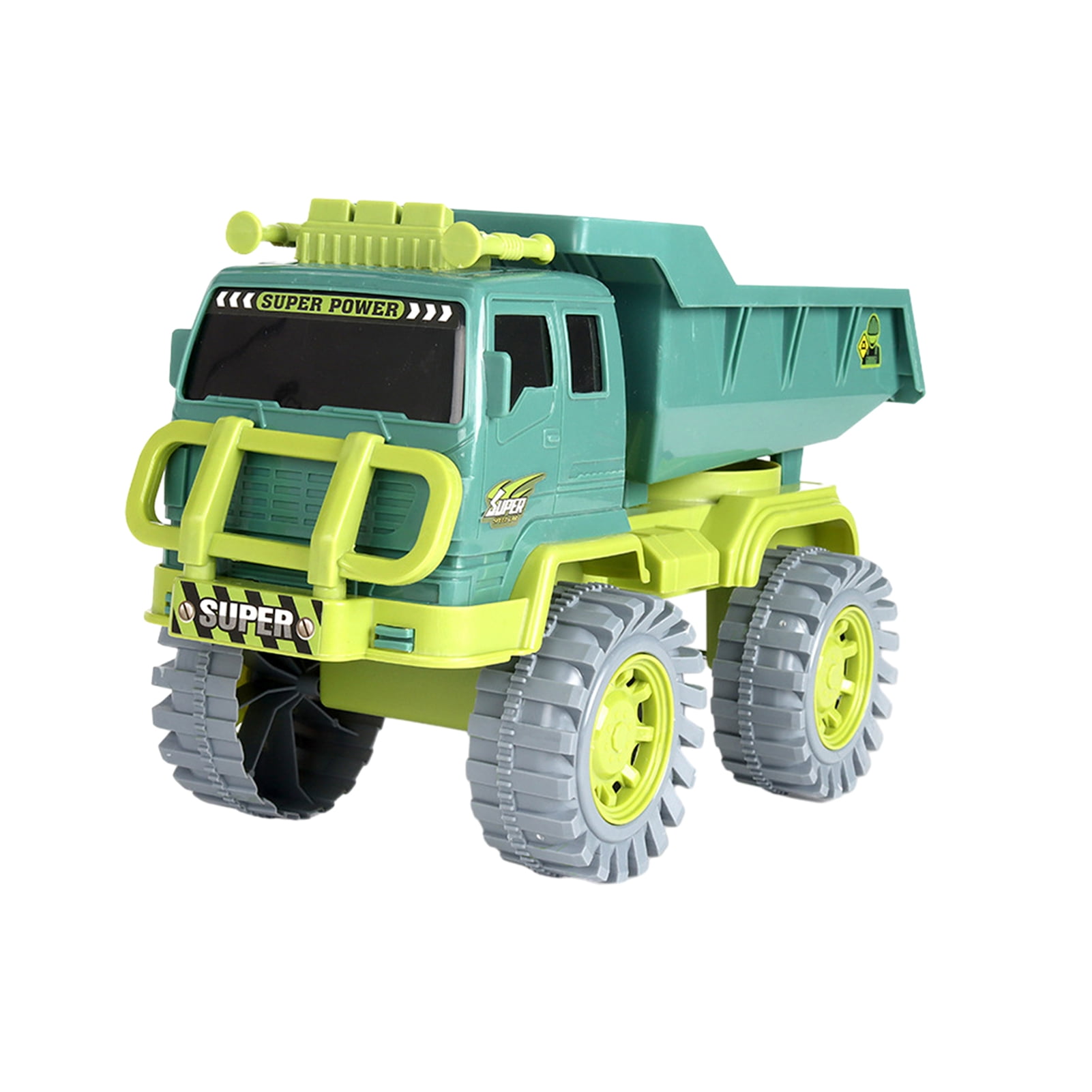 KUNyu Kids Engineering Truck Toy Simulation Excavator/Dump/Mixer Truck Model Toy Flexible Arm ...