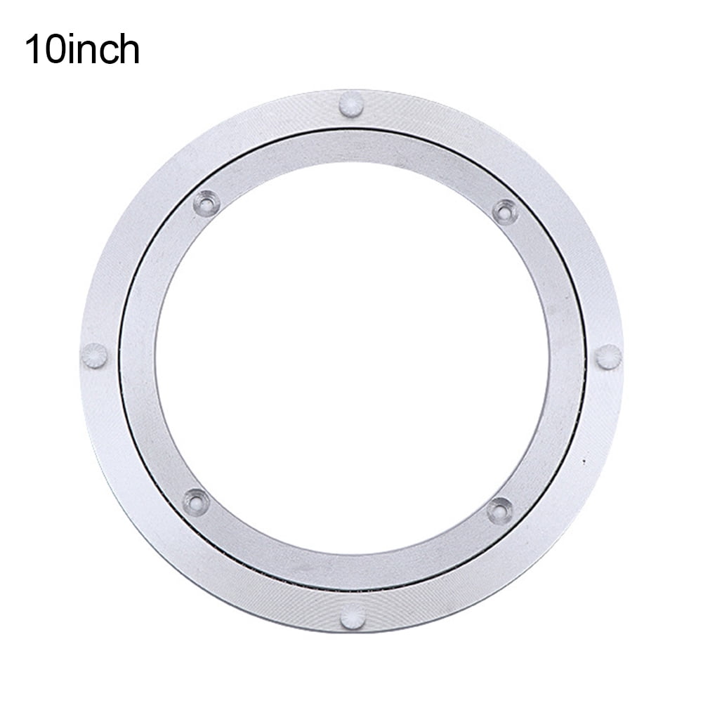 KUNyu Round Shape Aluminium Alloy Smooth Swivel Turntable Turnplate for ...