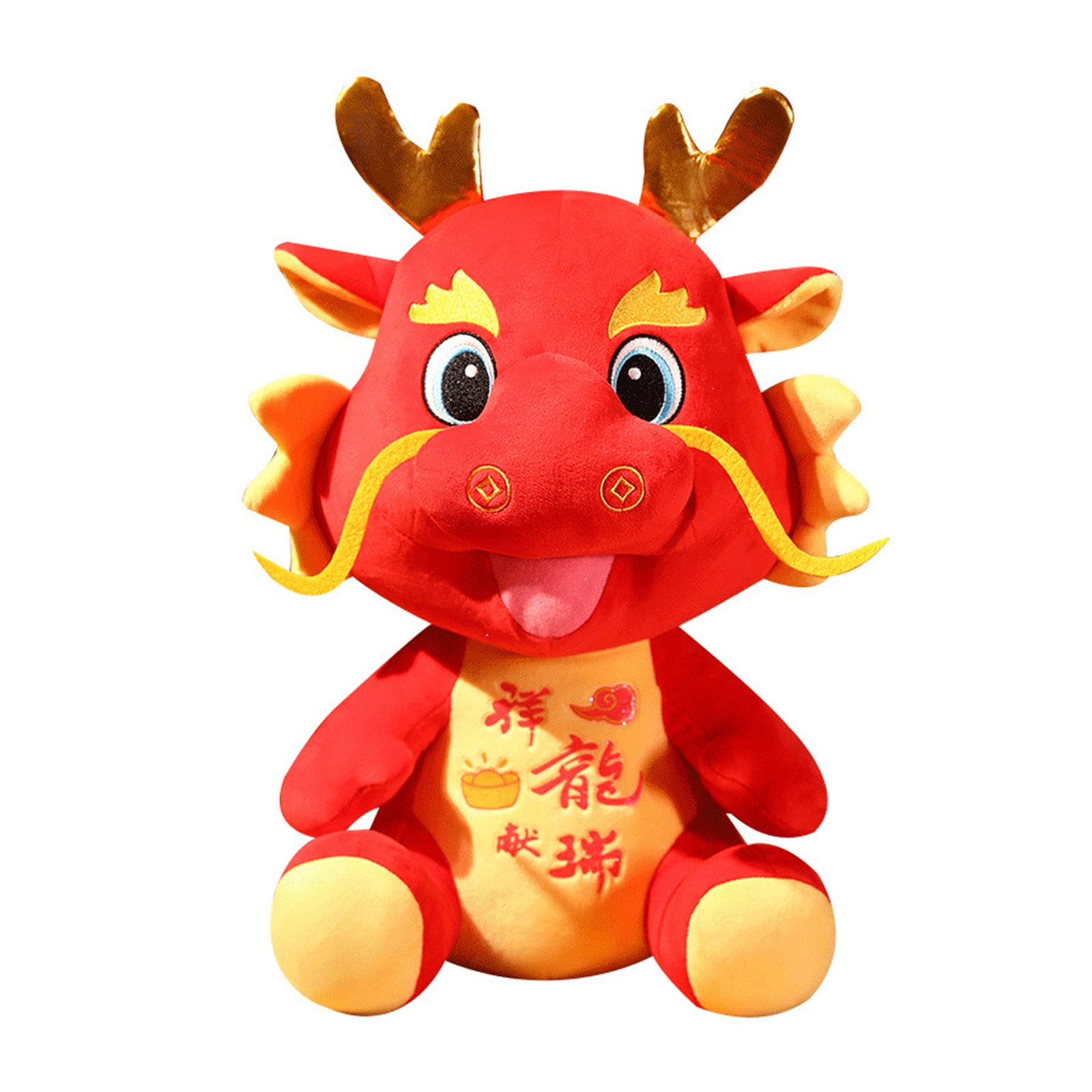 KUNyu Year of 2024 Dragon Mascot Chinese Zodiac Dragon Plush Doll ...