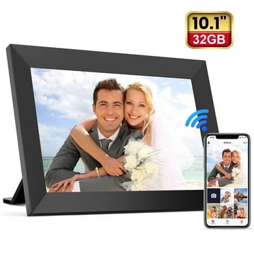 iYooker 10.1 inch FRAMEO Wifi Digital Picture Frame, 32GB IPS Smart ...