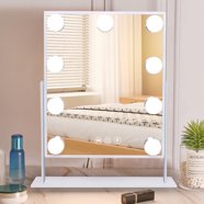 LAZY BUDDY Vanity Mirror with Lights, Hollywood, 3 Color, Touch Control ...