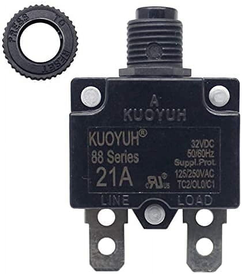 KUOYUH USA 13-21 Amps 88 Series Quick Connect Terminals Push-To-Reset ...