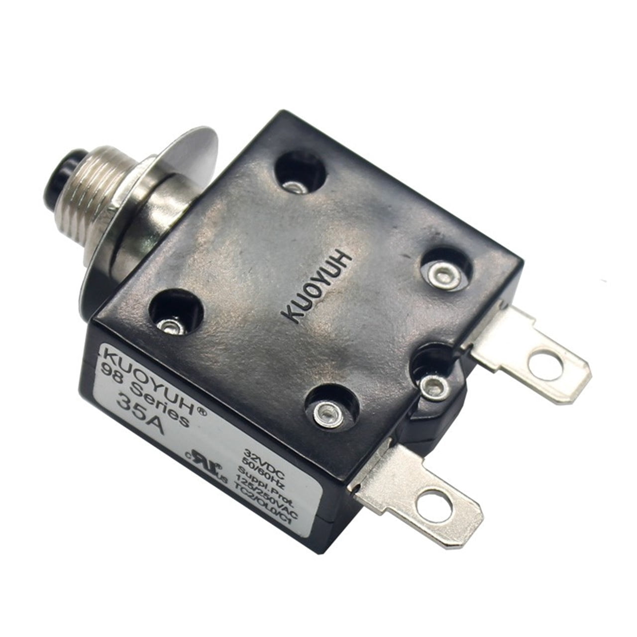 KUOYUH USA 17-50 Amps 98 Series Quick Connect Terminals Push-To-Reset ...