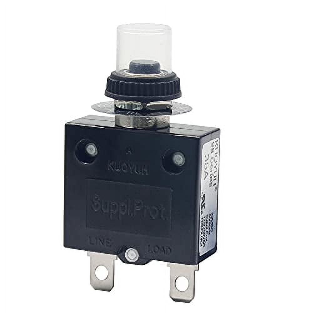 KUOYUH USA 35 Amp 98 Series Quick Connect Terminals Push-To-Reset ...