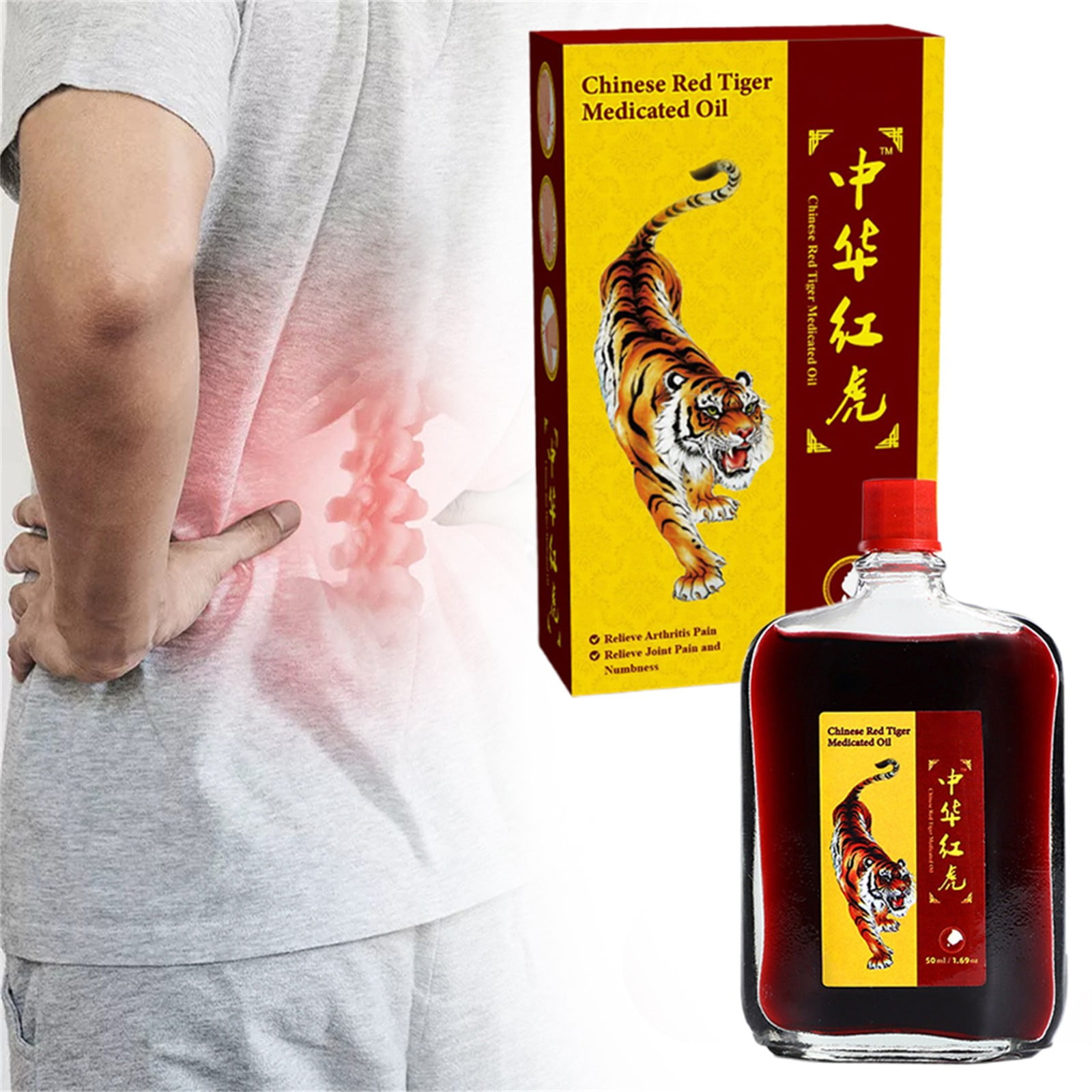 KUOZHUOW 50ML Liniment Oil Herbal Original Massage For Muscle Joint ...