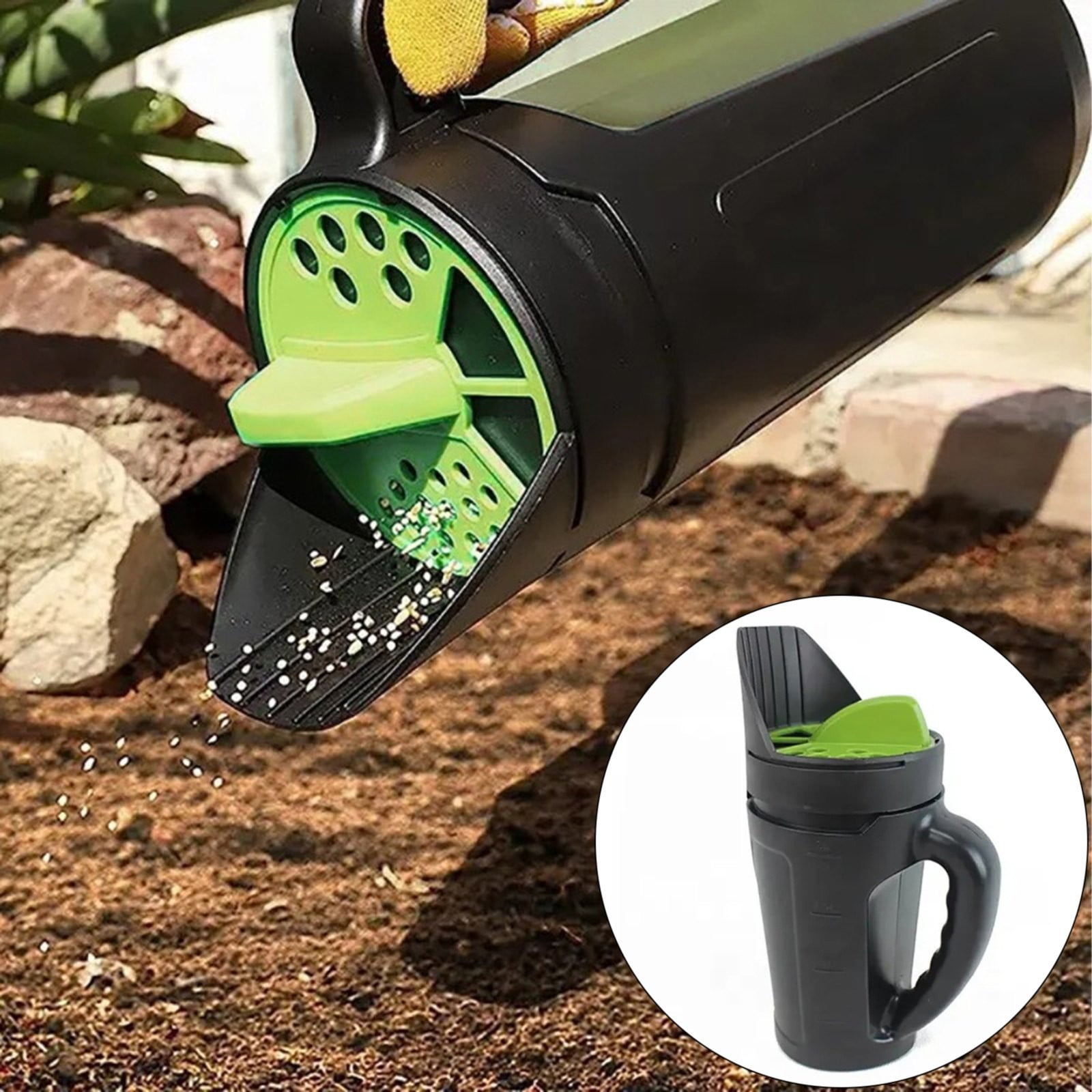 KUOZHUOW AquaDoc Handheld Spreader For Snow & For Ice Melt Spreader ...