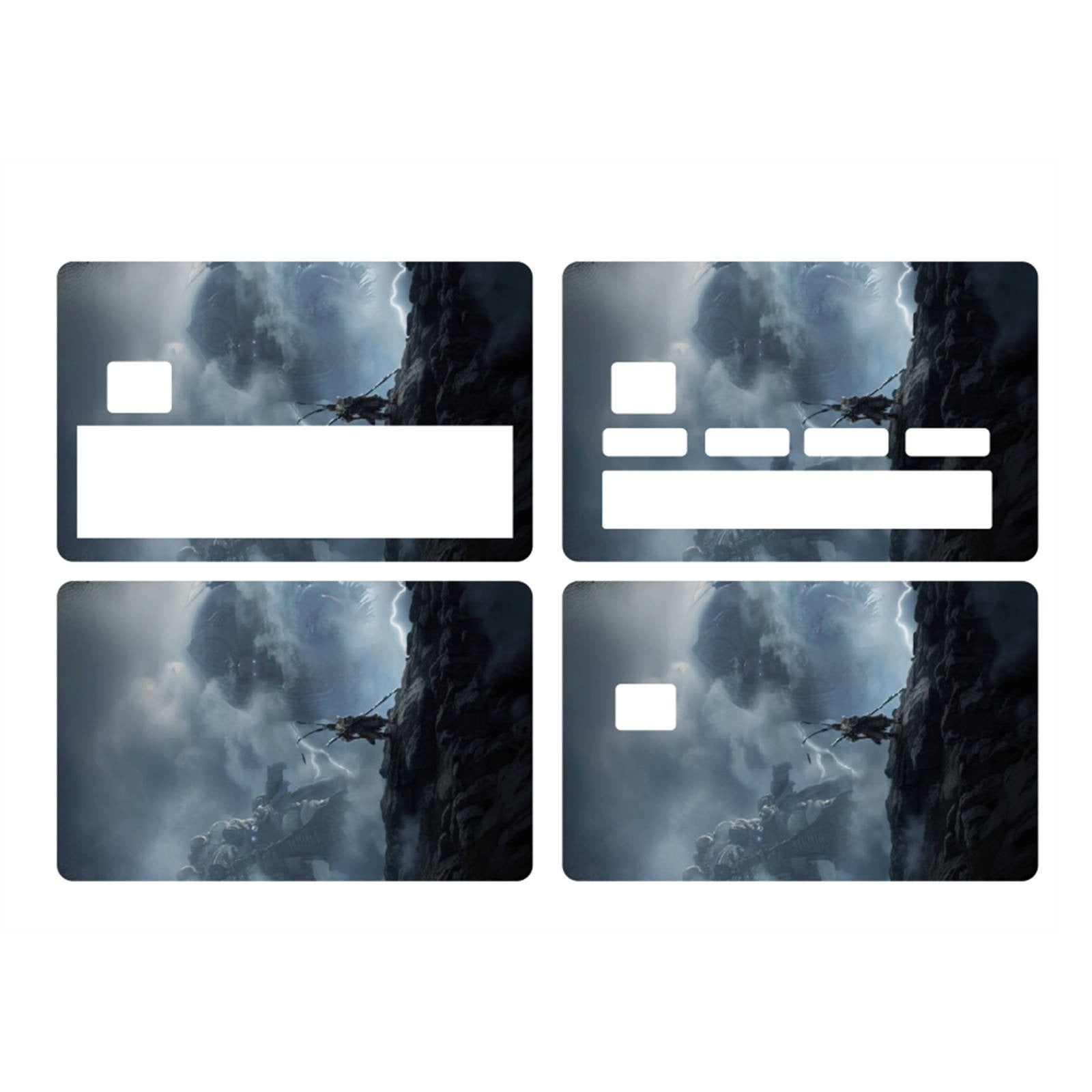 KUOZHUOW Card Stickers Anime for Credit Debit Key Card 4 PSC Covering ...