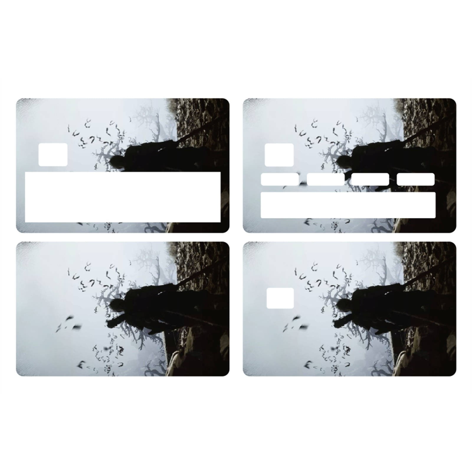 KUOZHUOW Card Stickers Anime for Credit Debit Key Card 4 PSC Covering ...